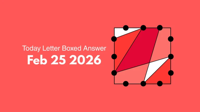 Letter Boxed NYT | Today’s Answers, Hints & Solutions